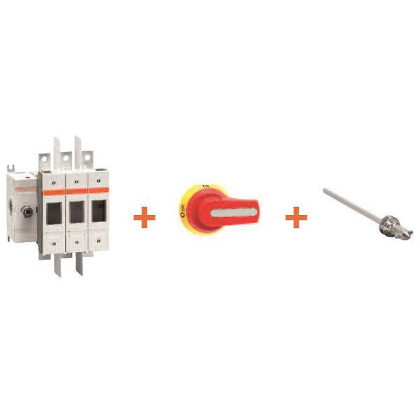 . FUSIBLE DISC. 60A W/300MM SHAFT & DOOR COUPLING HANDLE